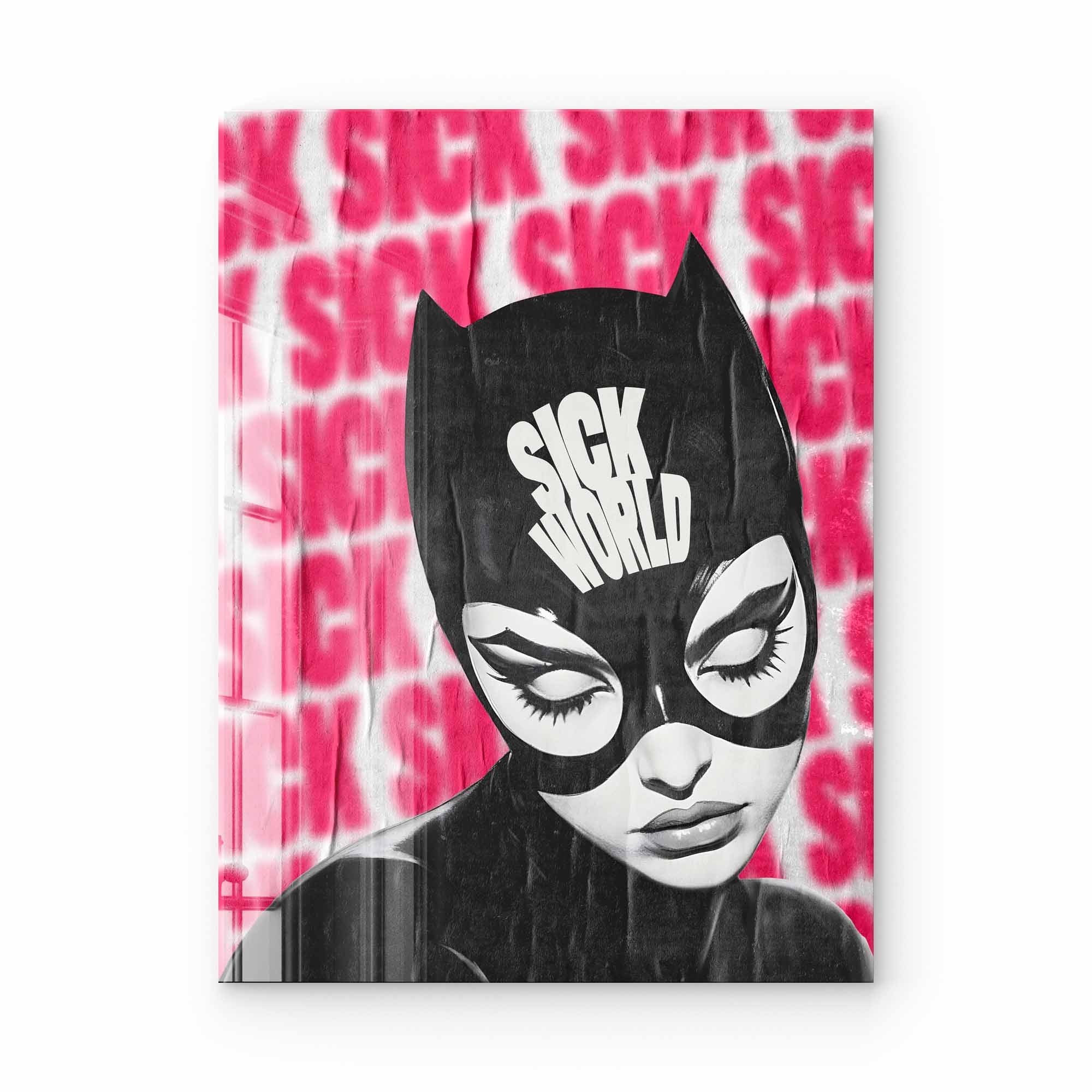 Catwoman Street Art – Sick World Poster | Artist Army