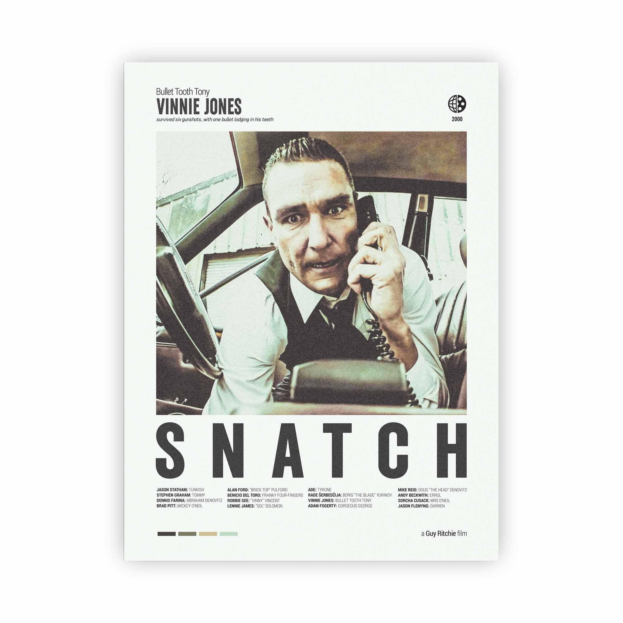 Bullet Tooth Tony Poster - Vinnie Jones from Snatch | Artist Army